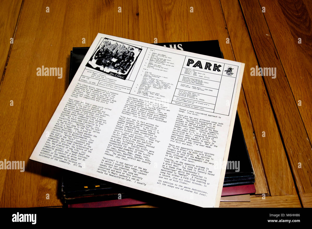 Old Album Covers, vinyl records of the 70's Bill Caddick. Rough Music ...