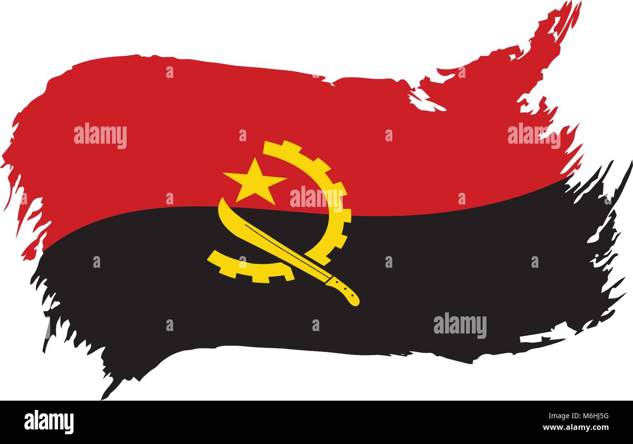 Angola flag, vector illustration Stock Vector Image & Art - Alamy