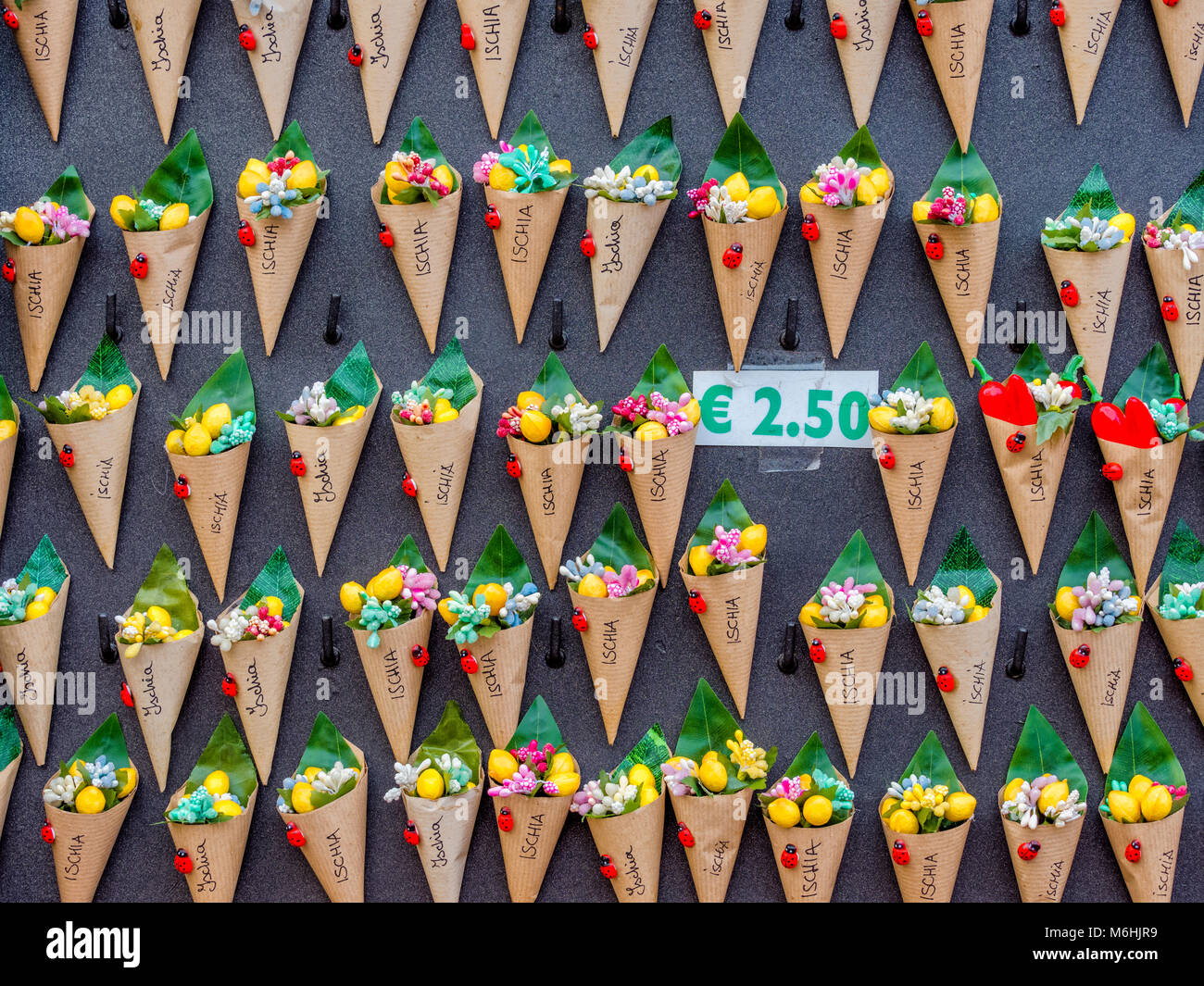 Souvenir shop on the Island of Ischia, Italy Stock Photo - Alamy