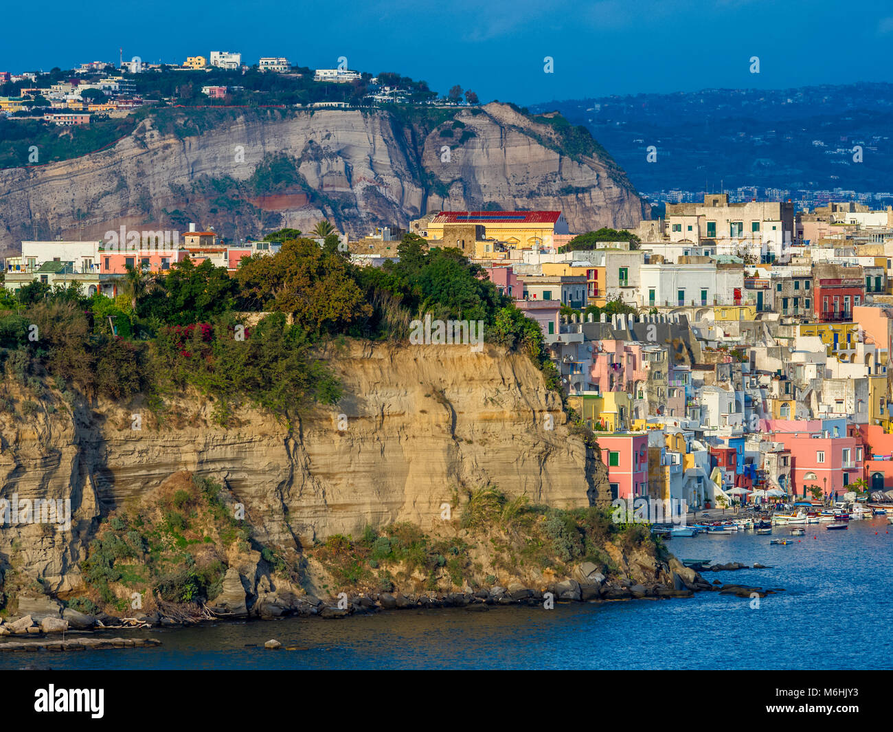 Harbor on Procida Island, Italy Stock Photo - Alamy