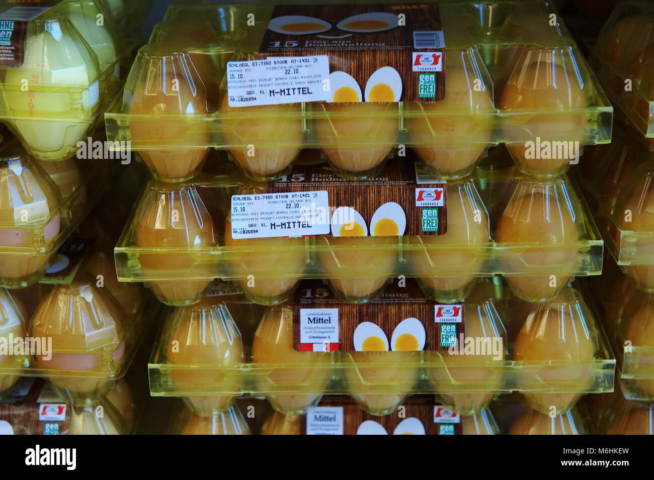 Supermarket eggs 2 Stock Photo - Alamy