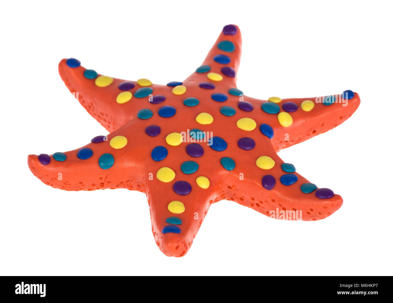 Funny Starfish made of plasticine Stock Photo - Alamy