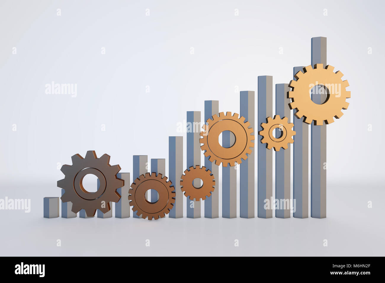 Gear bar chart hi-res stock photography and images - Alamy