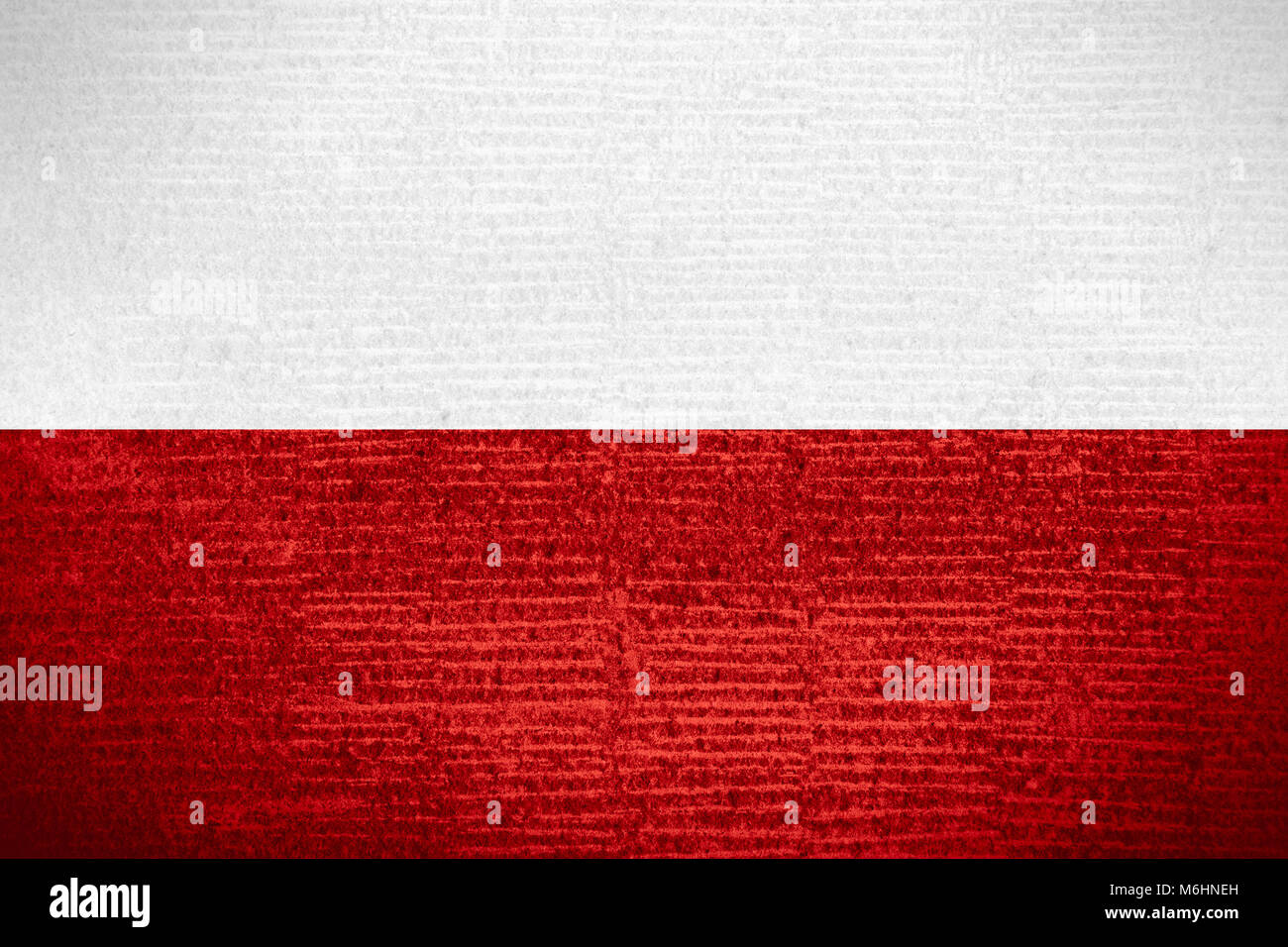 flag of Poland or Polish banner on row pattern texture Stock Photo - Alamy