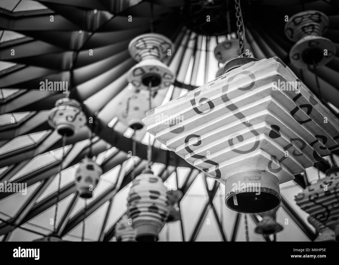 Lantern chinese paper Black and White Stock Photos & Images - Alamy