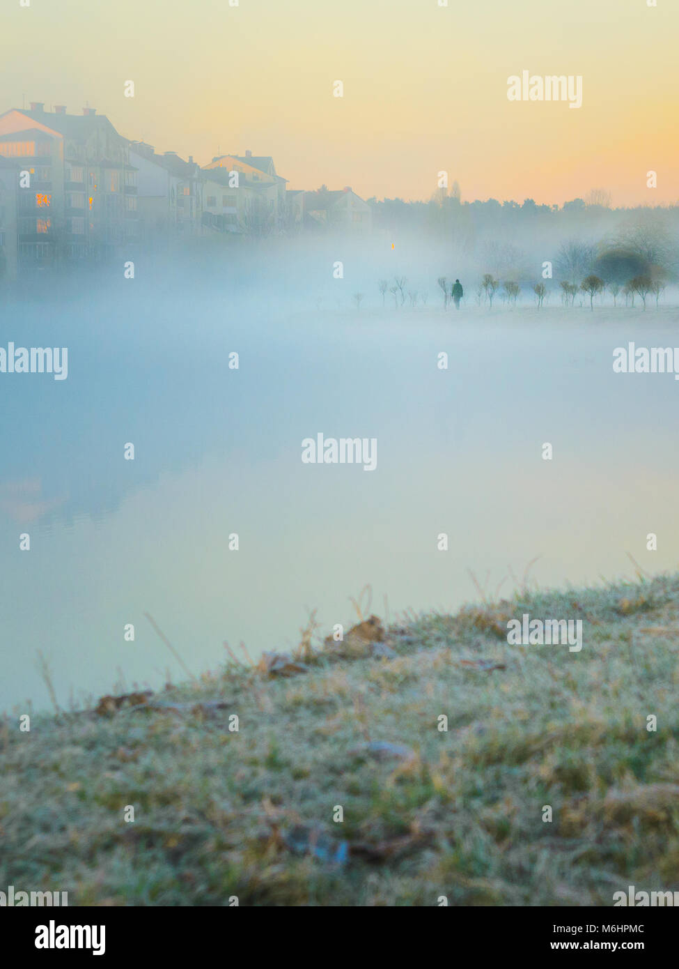 Man silhouette disappear in dark hi-res stock photography and images ...
