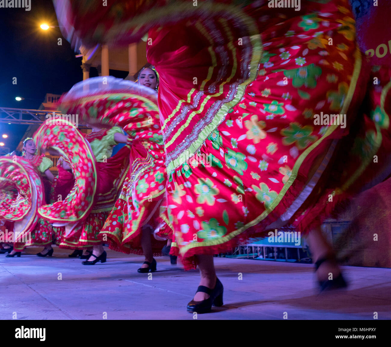 Dancers in costumes performing traditional folk dances in Granada ...