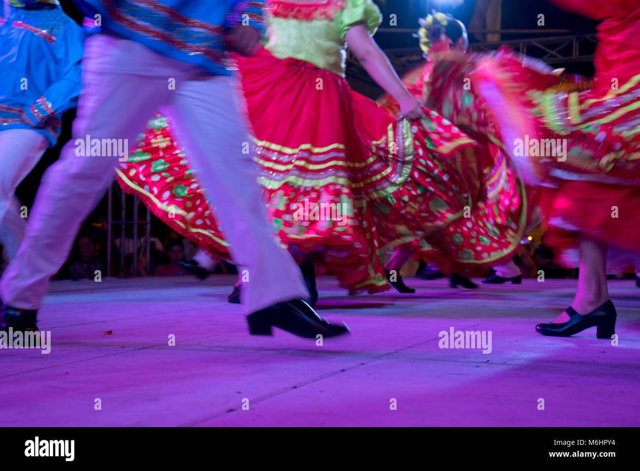 Dancers in costumes performing traditional folk dances in Granada ...