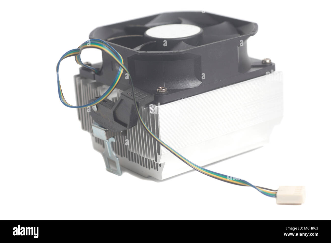 CPU Cooler isolated on a white background Stock Photo - Alamy