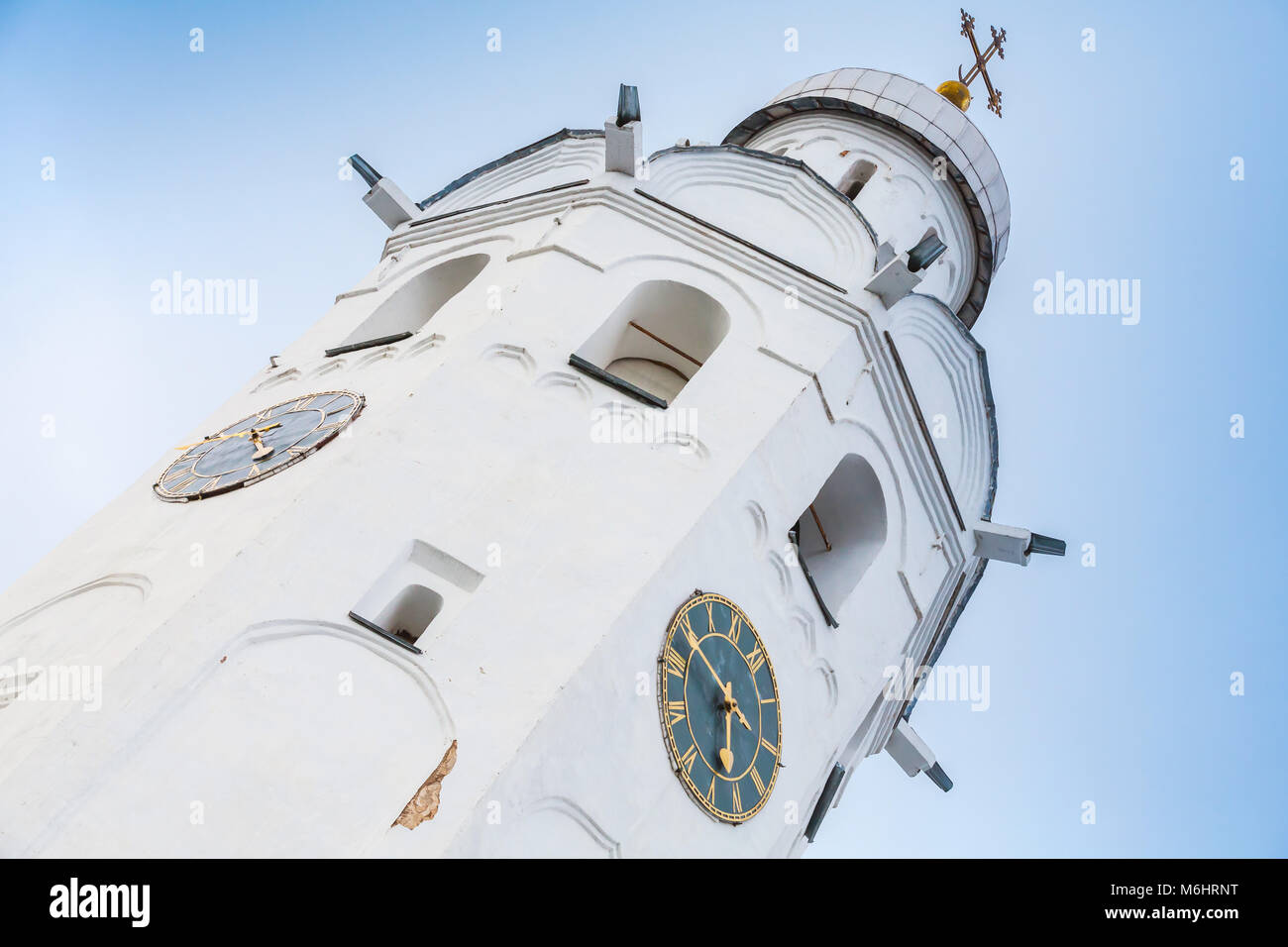 Evfimievskaya bell tower. Veliky Novgorod, Russia. It was built in 1463 ...