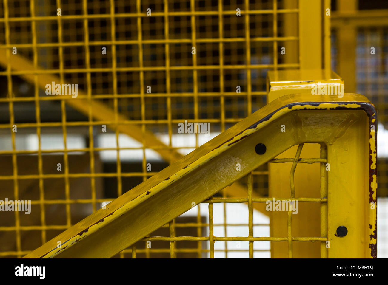 Industrial steel railing hi-res stock photography and images - Alamy