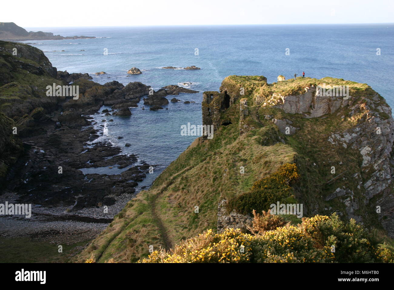 Findlater Castle on the North East 250 in Aberdeenshire, Scotland Stock ...