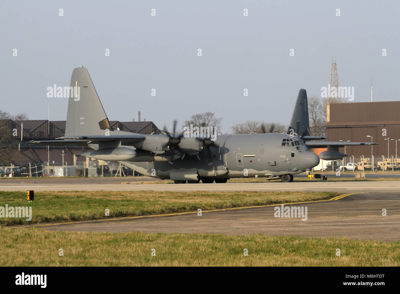 A pair of Lockheed Martin MC-130J Hercules from the Mildenhall based ...