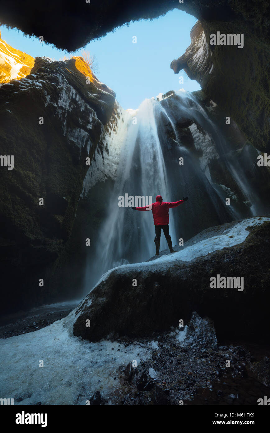 Gljúfrabúi waterfall hi-res stock photography and images - Alamy