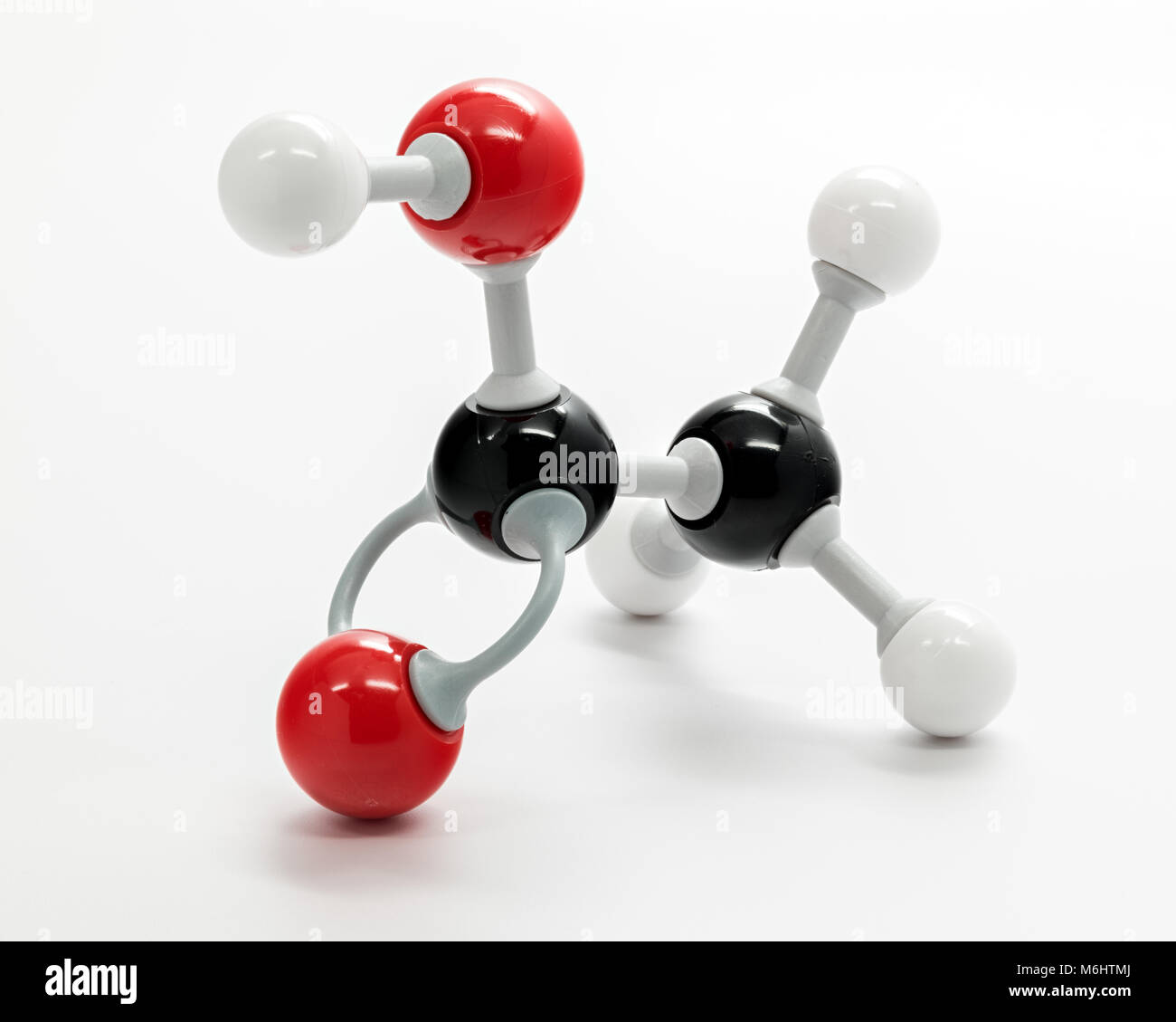 Chemistry molecule model for education on white Stock Photo - Alamy