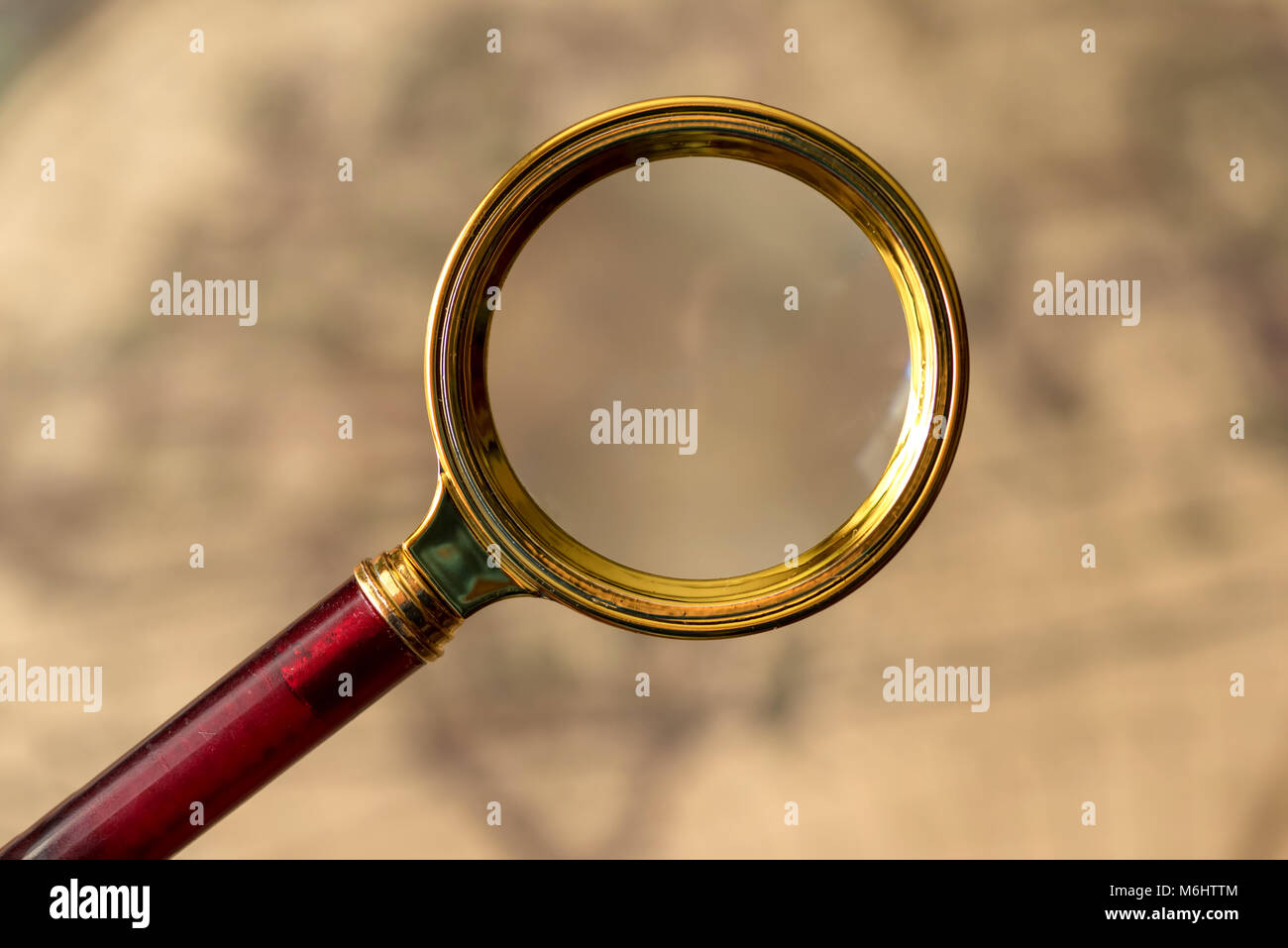 Vintage Magnifying Glass High Resolution Stock Photography and Images ...