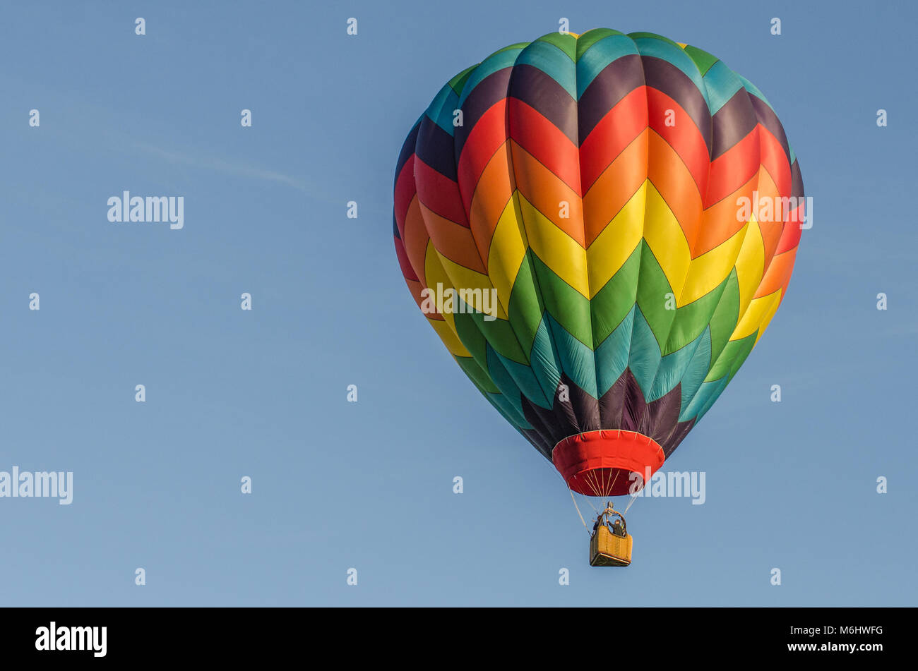 Hot Air Flight Stock Photo - Alamy