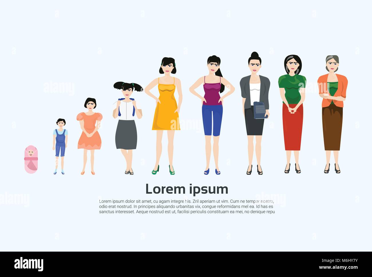 Different stages of life Stock Vector Images - Alamy