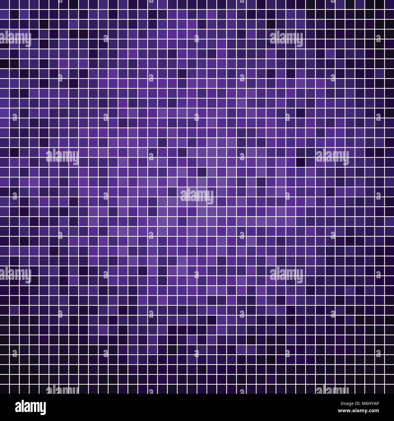 abstract vector square pixel mosaic background - purple and violet ...