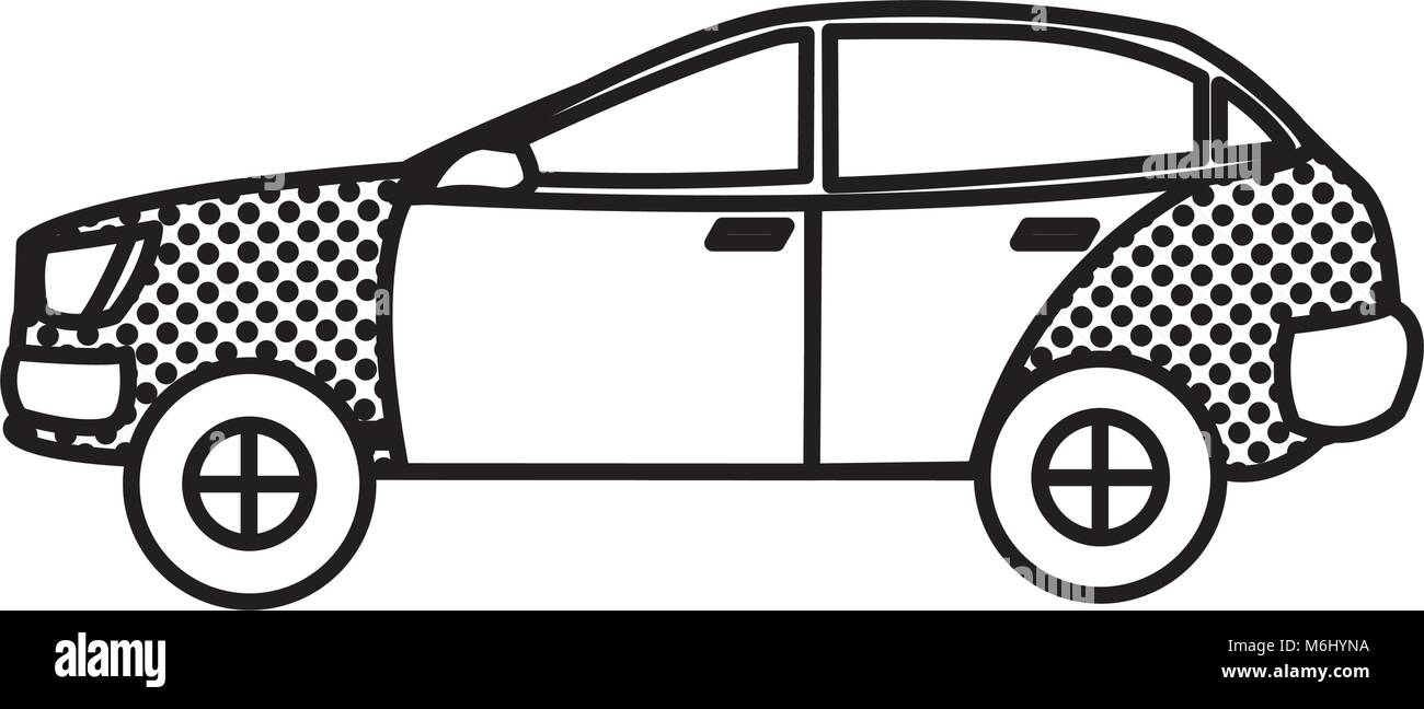 filling texture car transport with windows and wheels design Stock ...