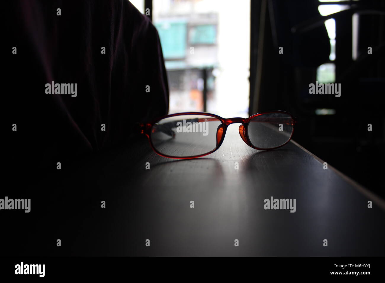 Black spects hi-res stock photography and images - Alamy