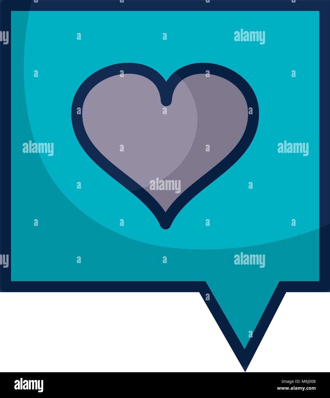 passion heart sign inside chat bubble Stock Vector Image & Art - Alamy