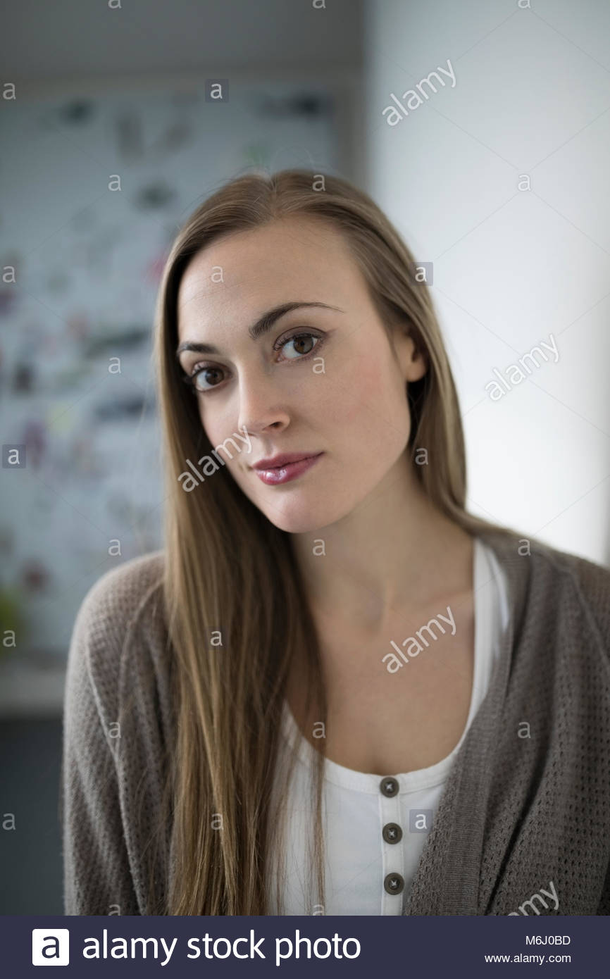 Portrait confident, strong woman Stock Photo - Alamy