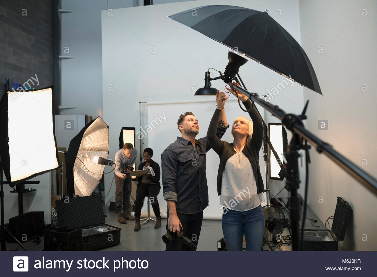 Production team hi-res stock photography and images - Alamy