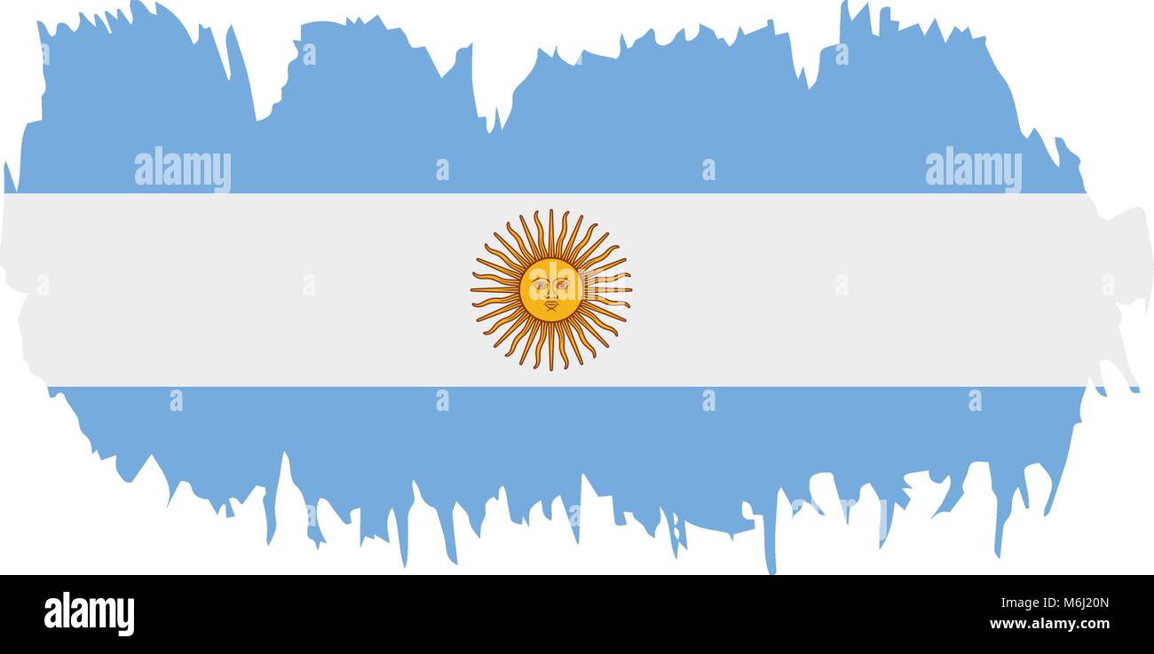 Argentina flag, vector illustration Stock Vector Image & Art - Alamy