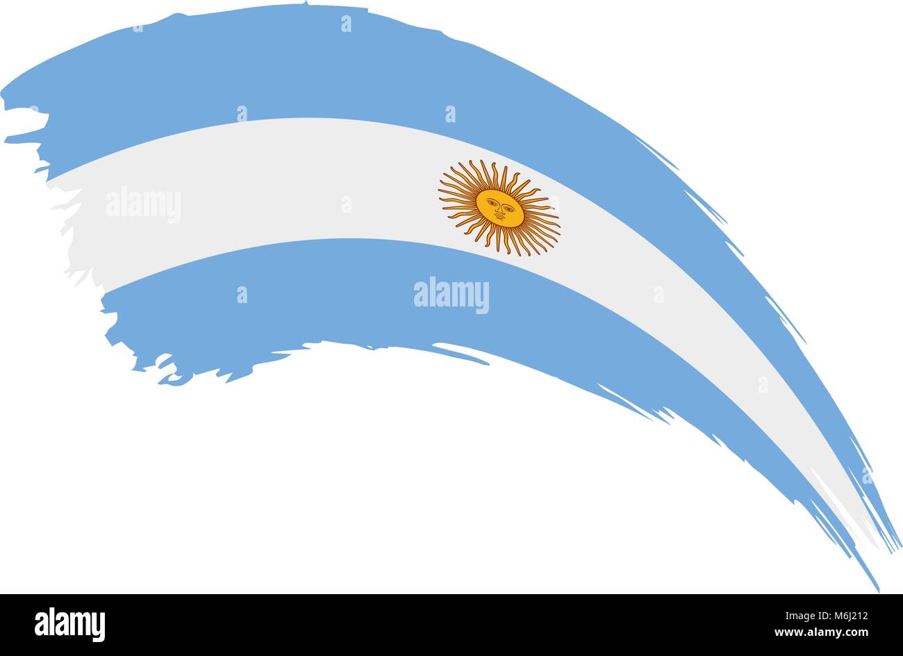Argentina flag, vector illustration Stock Vector Image & Art - Alamy