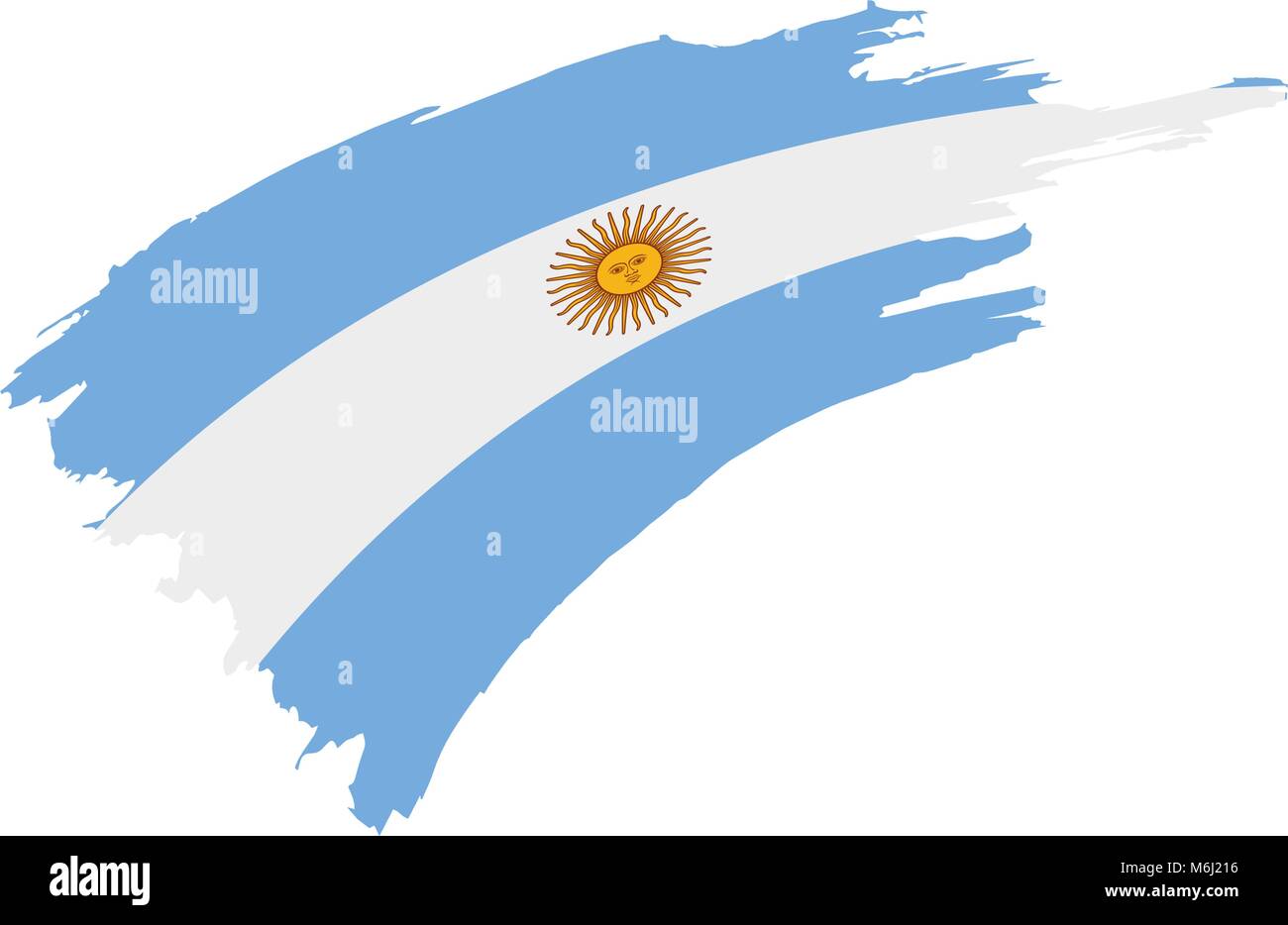 Argentina flag, vector illustration Stock Vector Image & Art - Alamy