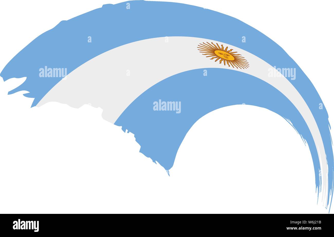 Argentina flag, vector illustration Stock Vector Image & Art - Alamy