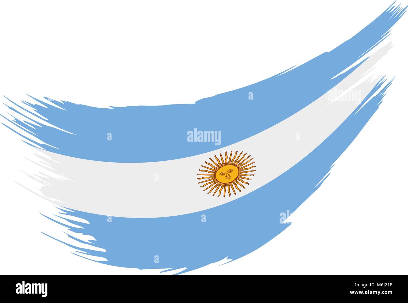 Argentina flag, vector illustration Stock Vector Image & Art - Alamy