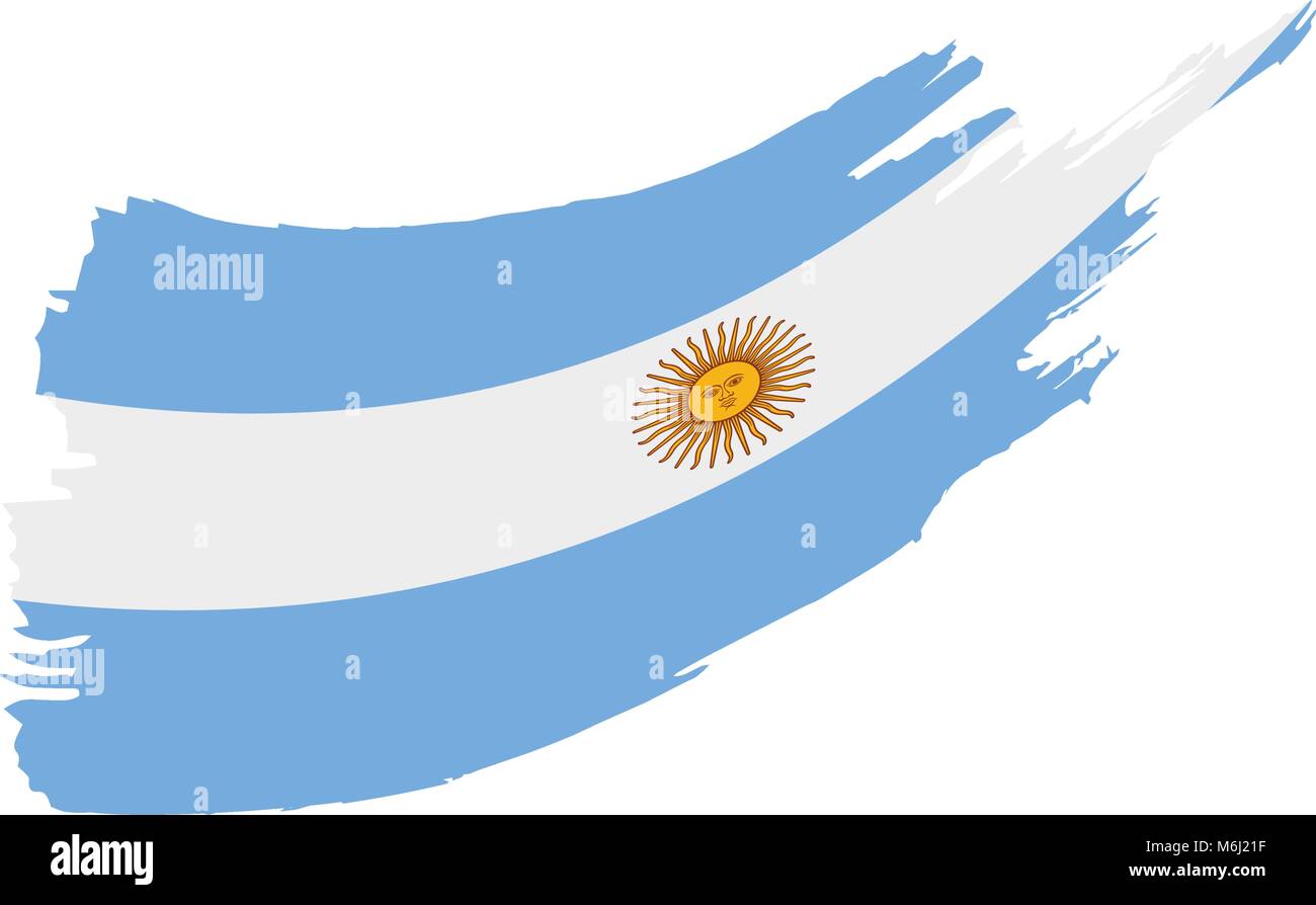 Argentina flag, vector illustration Stock Vector Image & Art - Alamy