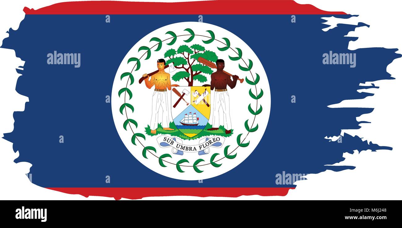 Belize flag, vector illustration Stock Vector Image & Art - Alamy