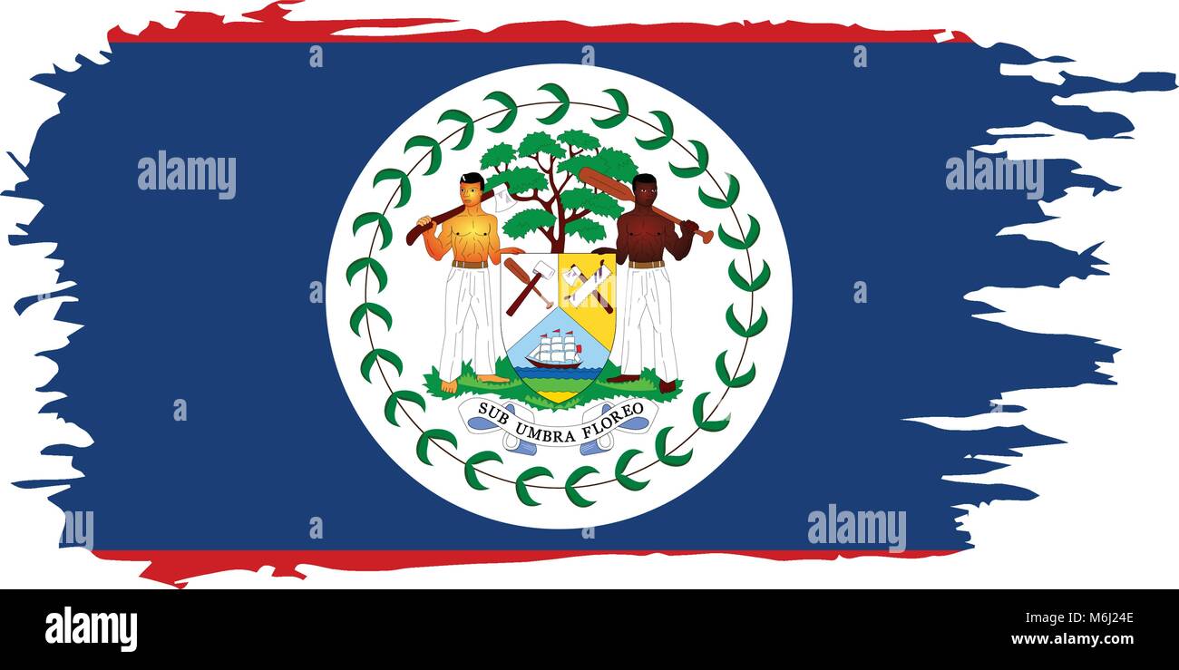 Belize flag, vector illustration Stock Vector Image & Art - Alamy