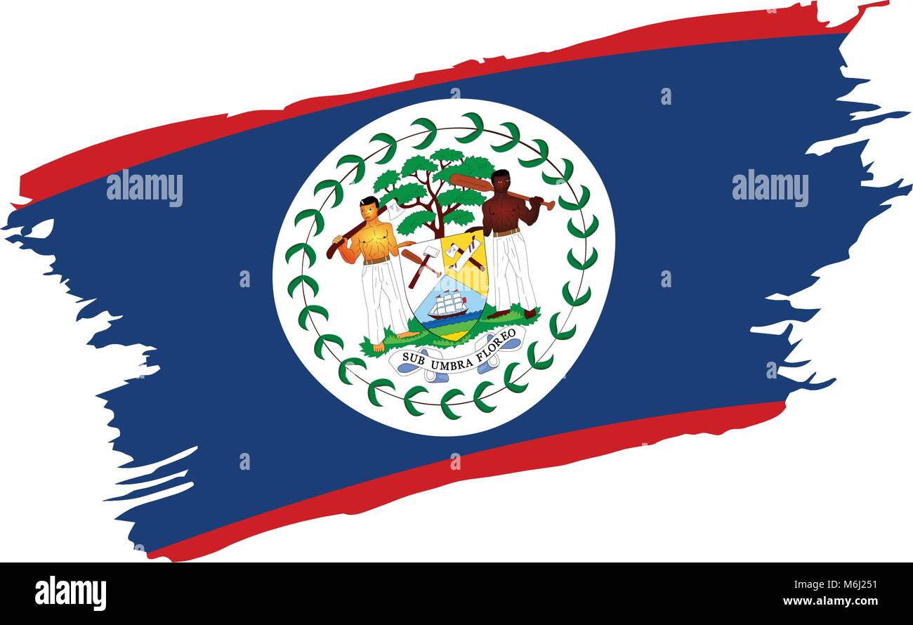 Belize flag, vector illustration Stock Vector Image & Art - Alamy