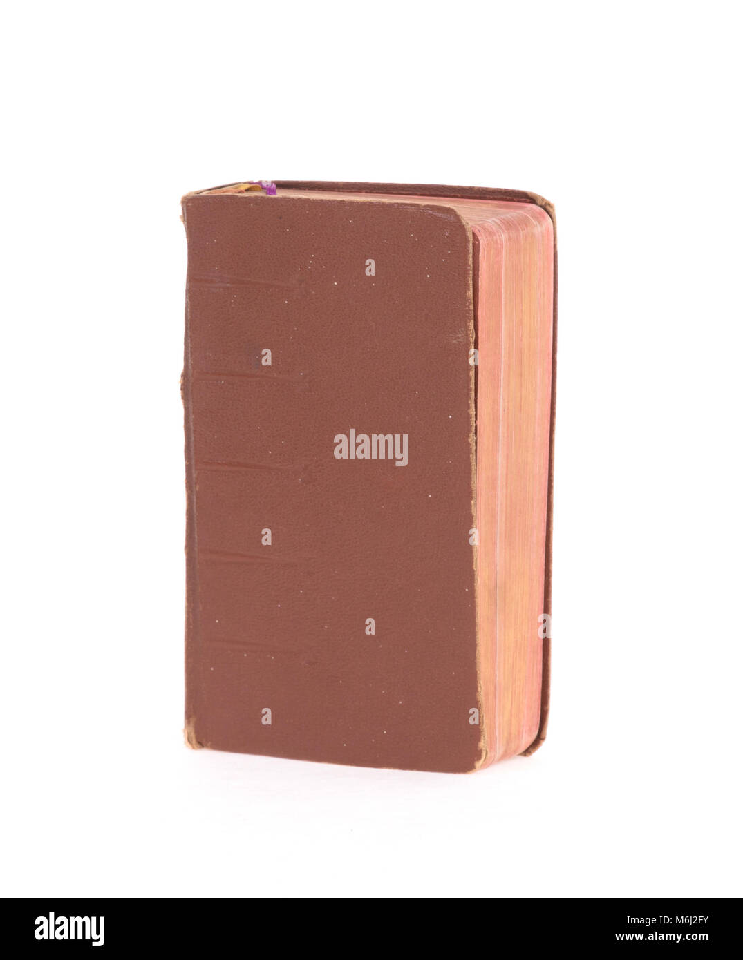 Very old bible isolated on a white background Stock Photo - Alamy