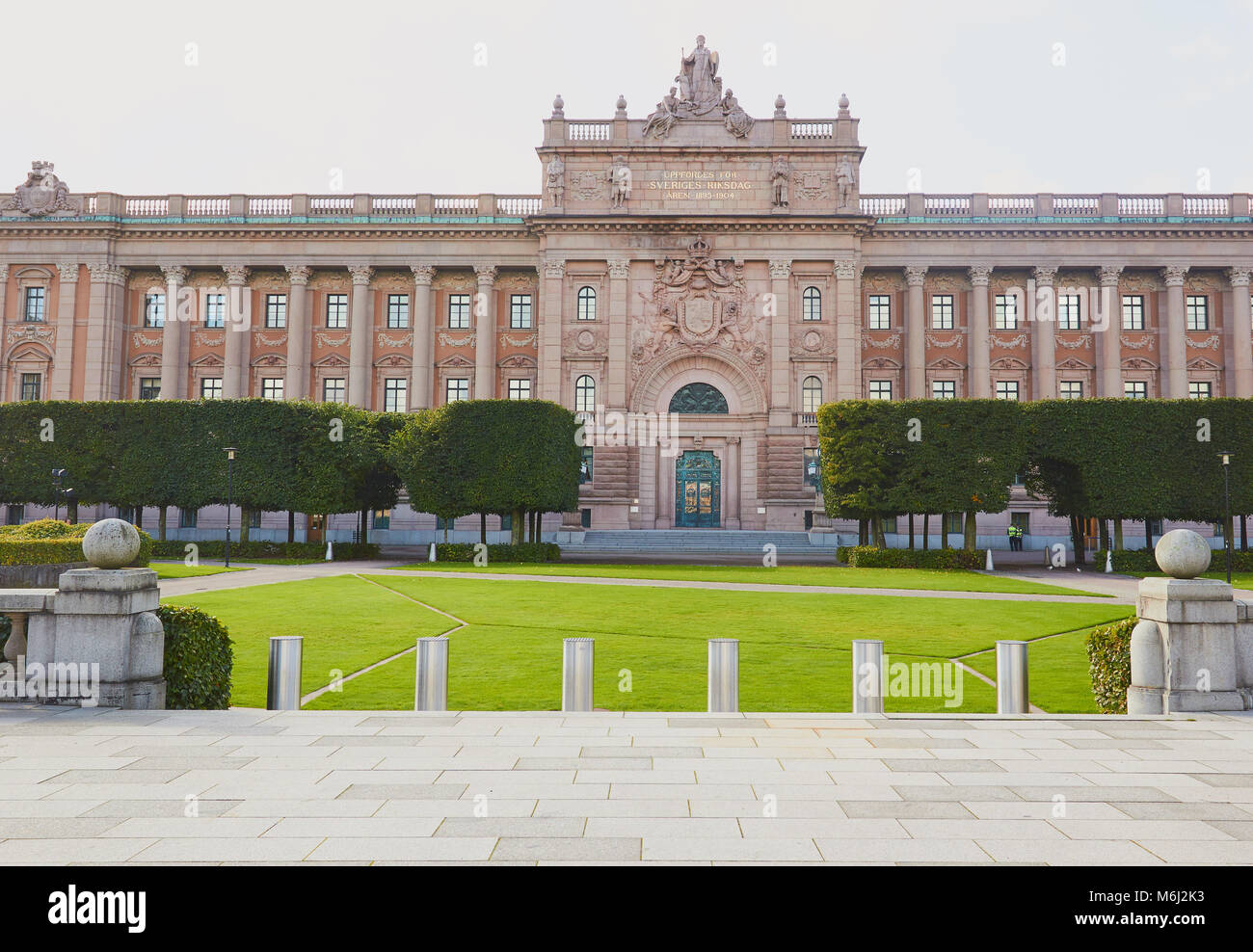 Swedish Parliament building, (Riksdagshuset), Helgeandsholmen ...