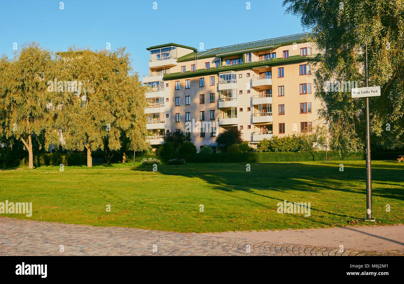 Anna Lindh Park, Hammarbyhamnen, Stockholm, Sweden, Scandinavia. Named ...