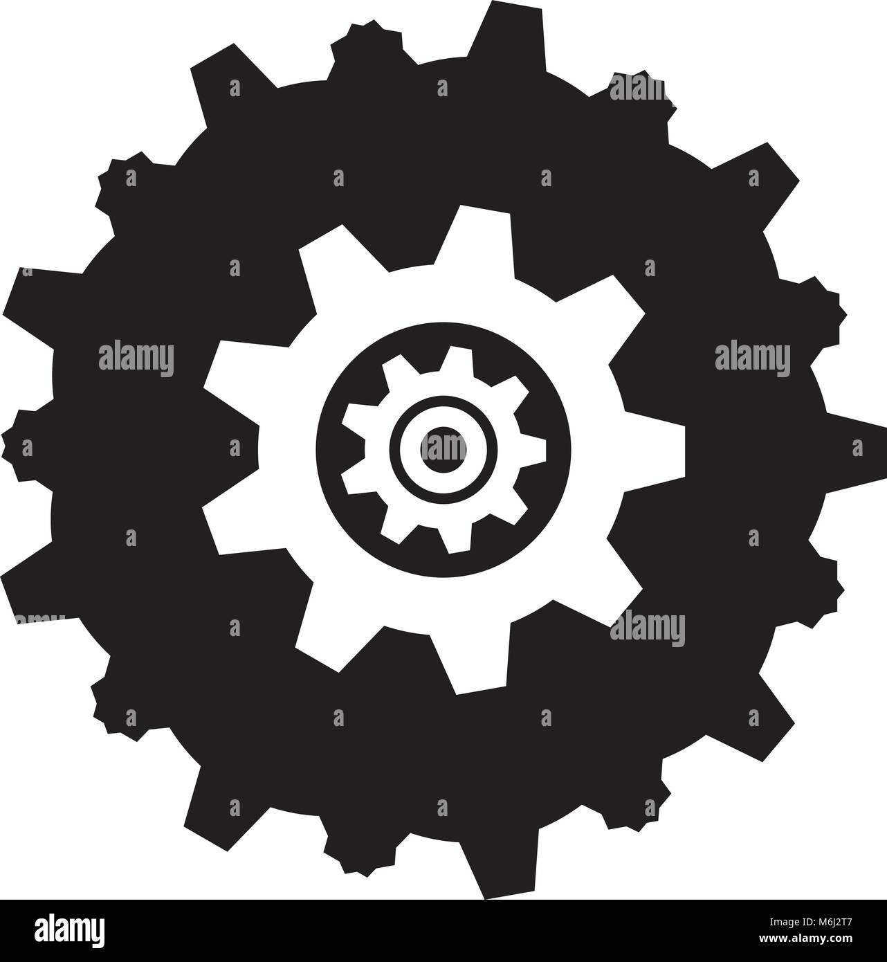 Big Gear Logo Design Stock Vector Image & Art - Alamy