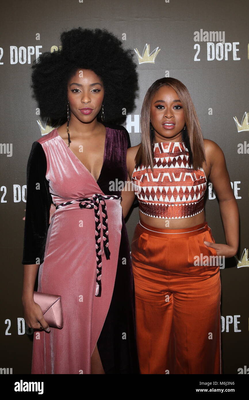HBO's '2 Dope Queens' NYC slumber party premiere at Public Arts ...