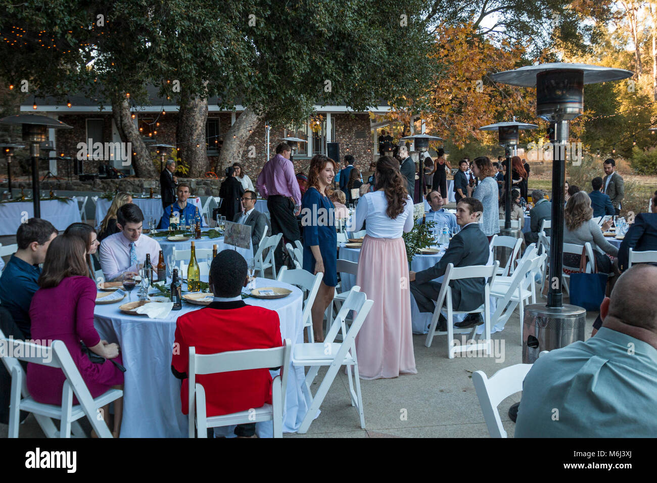 Wedding at Peter Strauss Ranch Stock Photo - Alamy