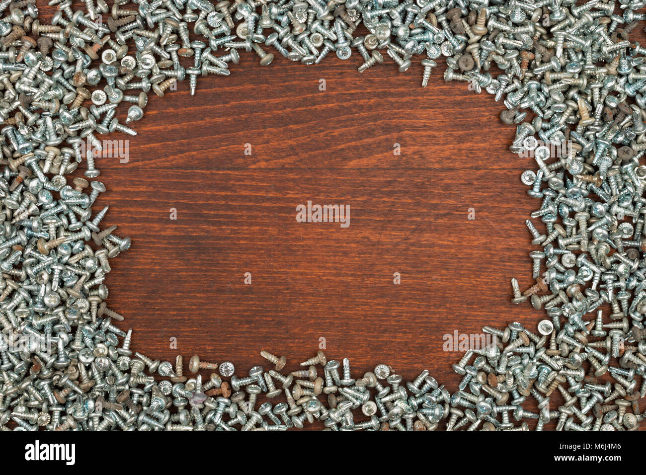 Screw head from above hi-res stock photography and images - Alamy