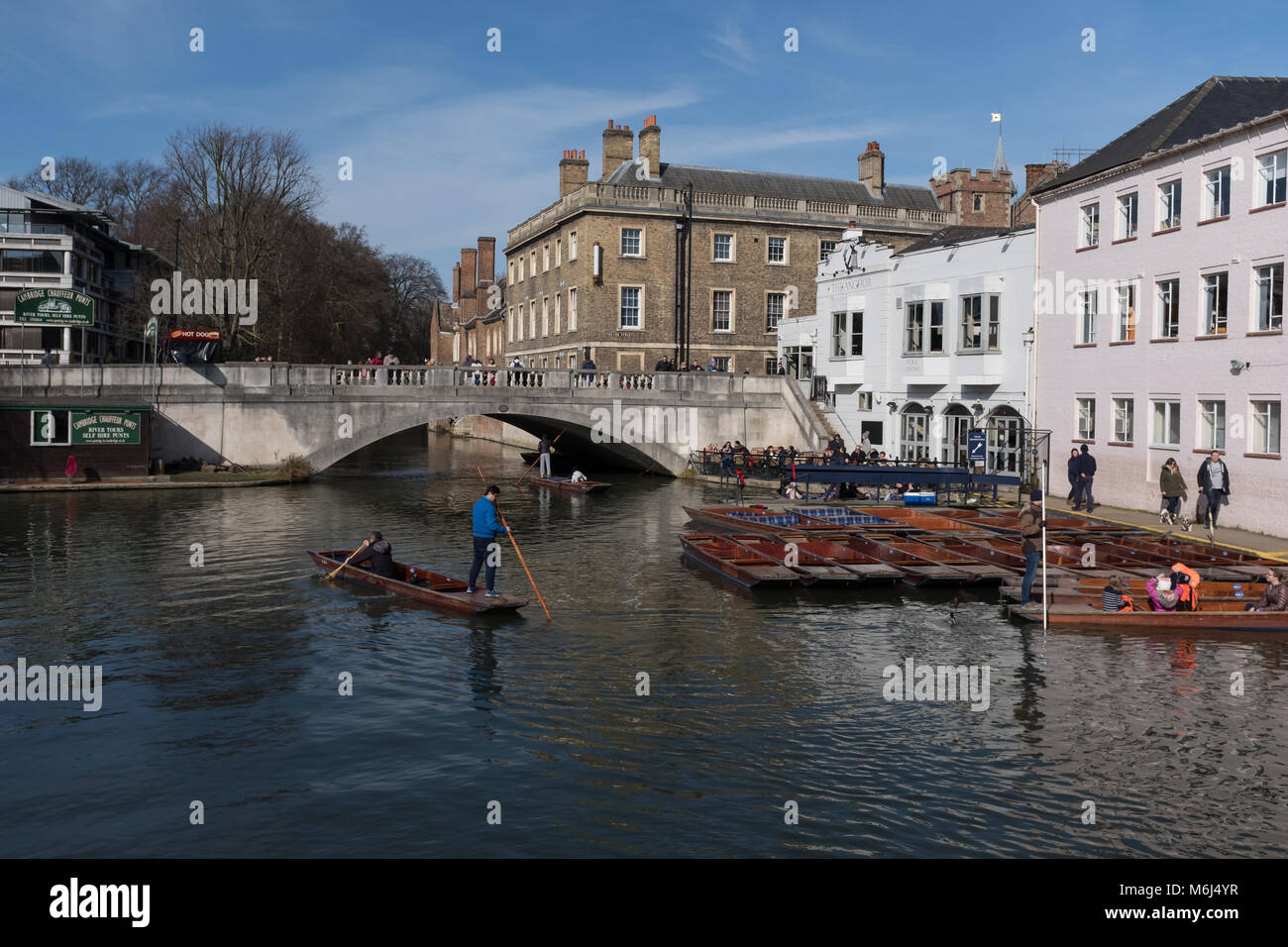 Silver street bridge cambridge hi-res stock photography and images - Alamy