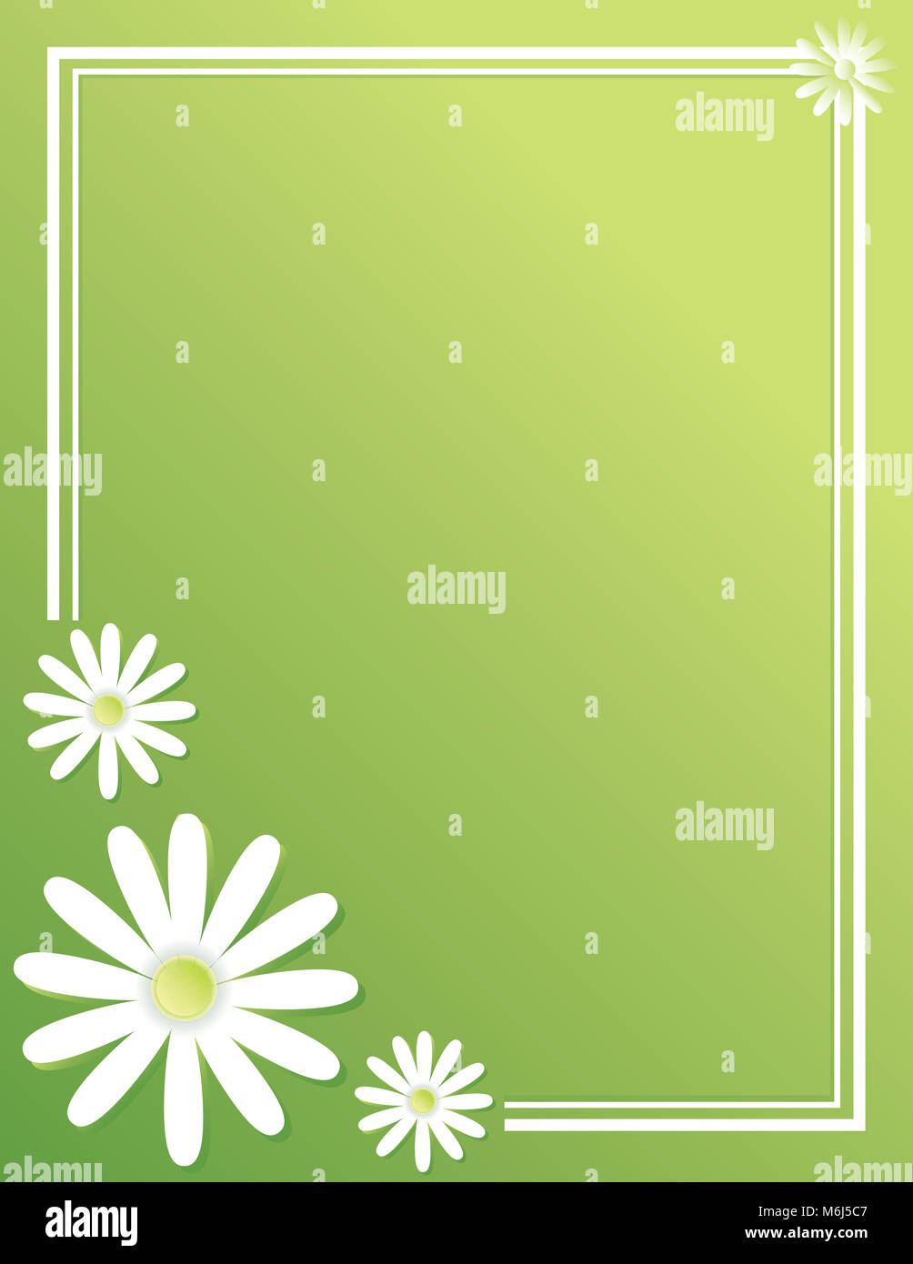 Daisy border hi-res stock photography and images - Alamy