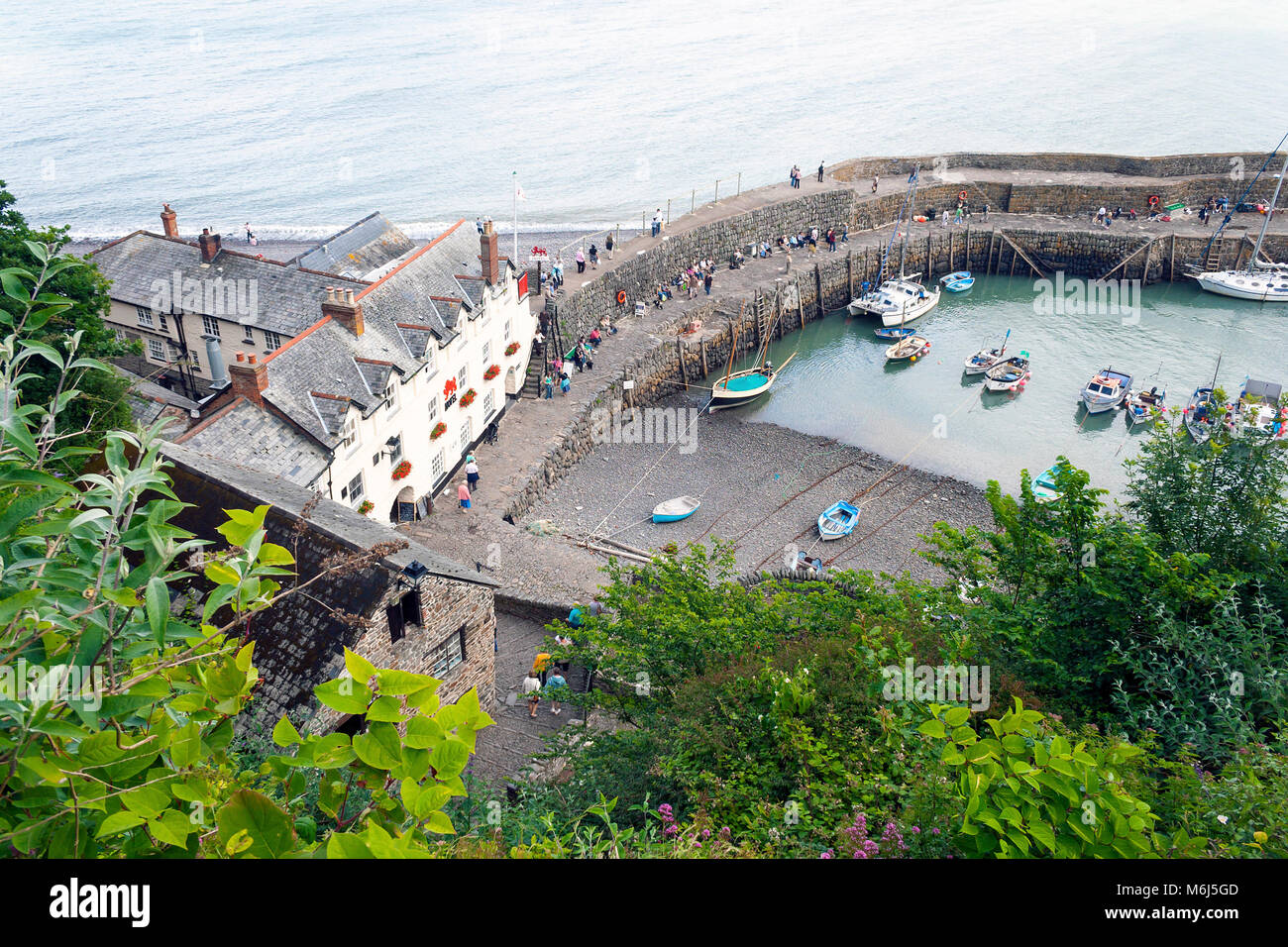 Clovelly Village From Harbour High Resolution Stock Photography and ...