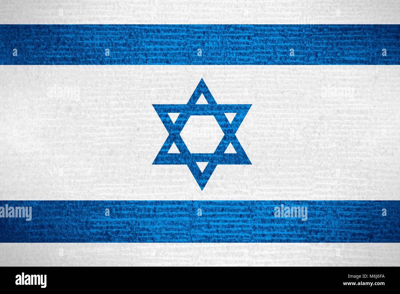 flag of Israel or Israeli banner on row pattern texture Stock Photo - Alamy