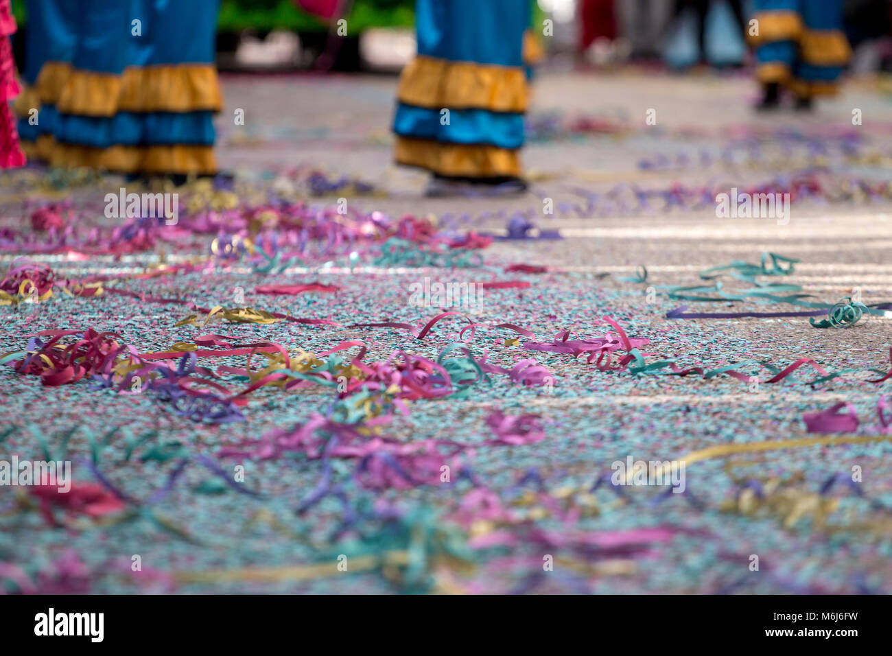 Carnival parade serpentine confetti hi-res stock photography and images ...