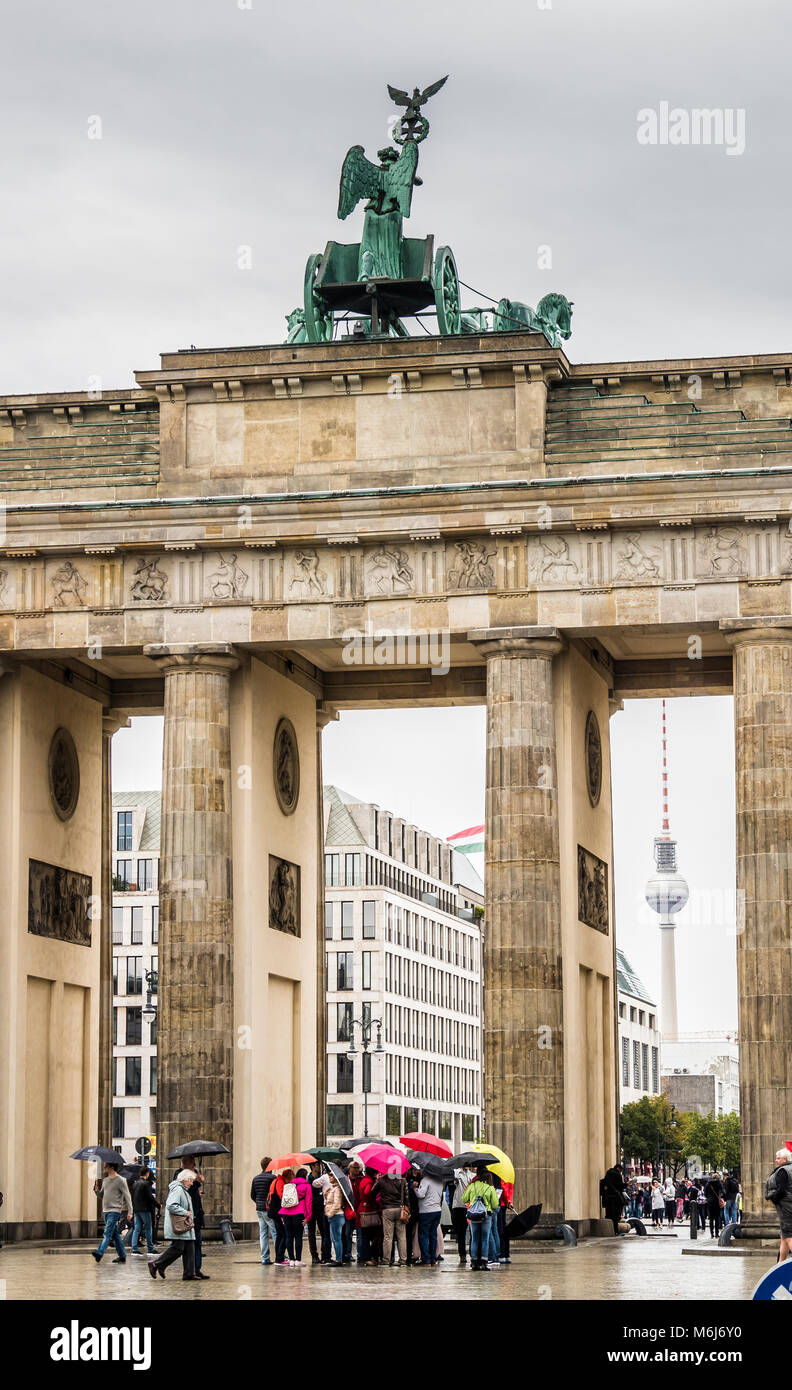 The Brandenburg Gate is an 18th-century neoclassical monument in Berlin ...